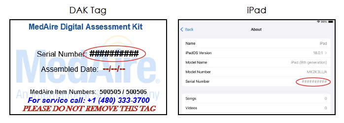 Maintenance Instructions for Digital Assessment Kit (DAK) iPad